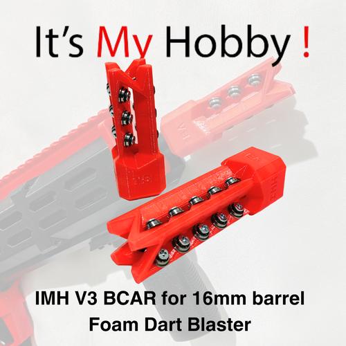 Jual IMH V3 BCAR for 16mm Barrel Foam Dart Blaster | NERF | Dart Zone ...