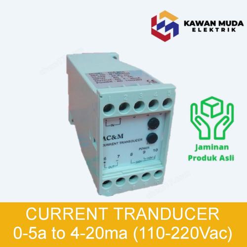 Jual CURRENT TRANSDUCER TDA-BCA 0-5a to 4-20ma Supply input 11/220vac ...