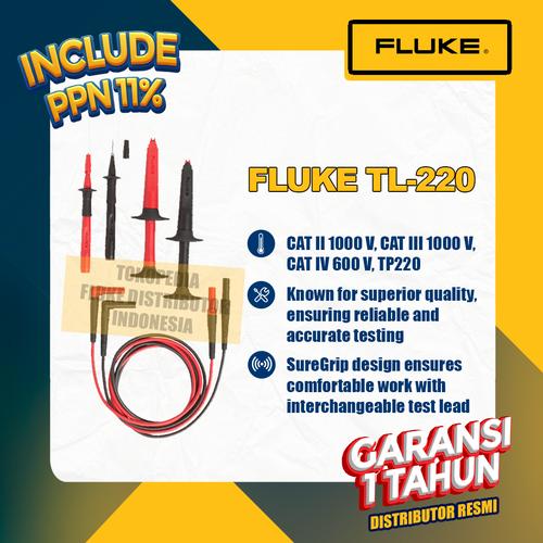 Jual Fluke TL220 SureGrip Industrial Test Lead Set - Jakarta Barat ...
