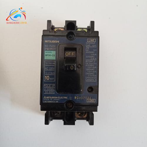 Jual MITSUBISHI NF30-CS 2P 10A NO-FUSE BREAKER 10 AMPER 2 POLE - Kota Surabaya - UD - BAROKAH ...