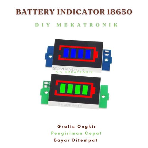 Jual Battery Indicator 18650 1S, 2S, 4S, 1S-8S Modul Led Indikator ...