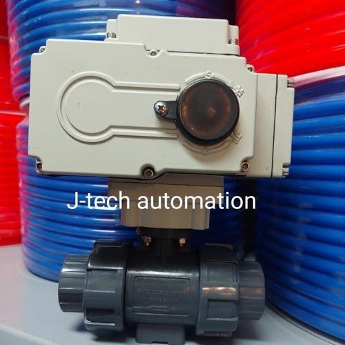 Jual Ball valve pvc motorized On/off elektrik 1" inch actuator ...