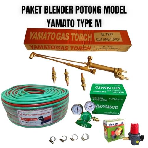 Jual Paket Blender Las Potong Cutting Torch Type M Yamato Selang 5M 10M ...