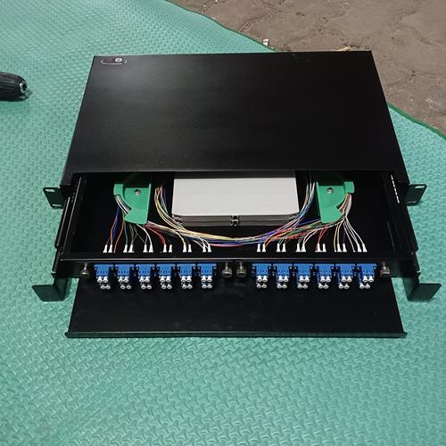 Jual otb lc upc 1U 48 port model sleding lengkap pigtail - Kota Bekasi ...