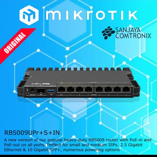 Jual MIKROTIK RB5009UPr+S+IN Router - Jakarta Pusat - SANJAYA COMTRONIX ...