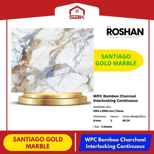 Jual Wall Panel WPC Roshan 2900x1200 Bamboo Interlocking Santiago Gold ...