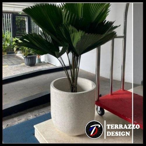 Jual pot taman outdoor teraso putih gading - Kota Depok - produsen ...