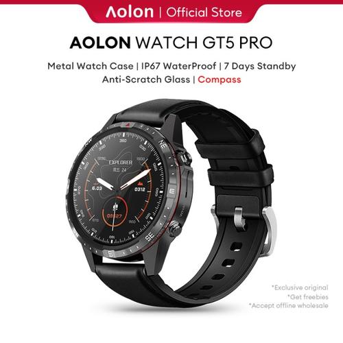 Promo Aolon Smartwatch Jam Tangan Waterproof NFC Bluetooth Call - Hitam ...