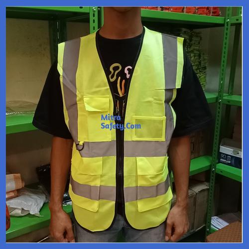 Jual Rompi Safety Id Card / Rompi Safety Polyester 3 Kantong Murah ...
