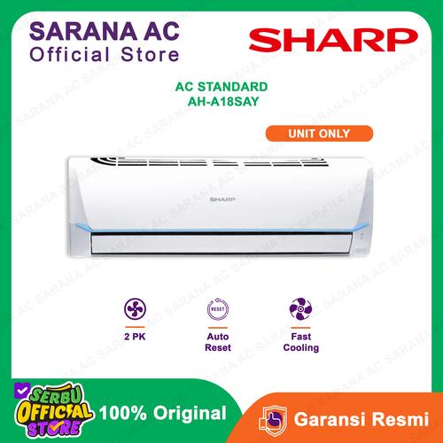 Jual AC SHARP AH-18SAY 2PK AC SHARP 2 PK AH 18 SAY Non Inverter Unit ...
