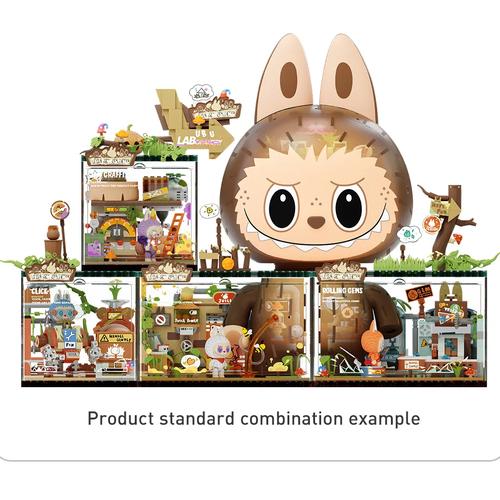 Jual LABUBU THE MONSTERS Forest Secret Base Series Blocks - Jam ...