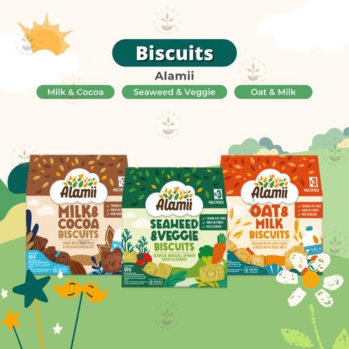 Jual Alamii Multigrain Biscuit 60gr (Biskuit Anak / Camilan Anak ...