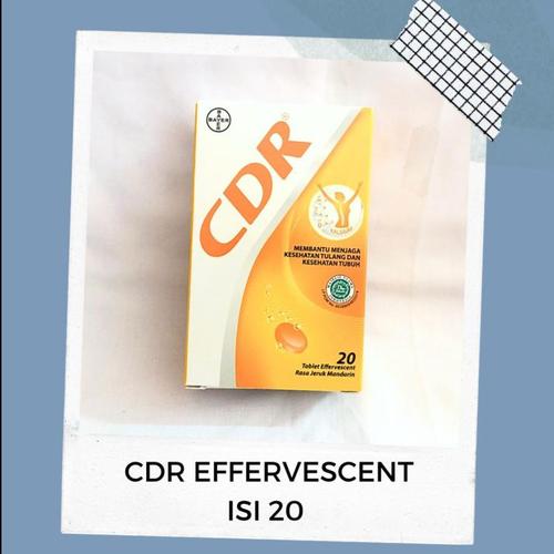 Jual CDR EFFERVESCENT ISI 20 - Kota Bandung - JeansPharmaTech | Tokopedia