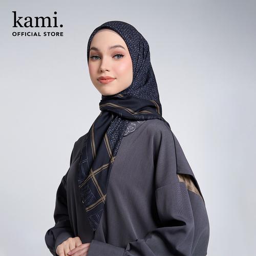 Promo Kami Mono Cubic Signature Scarf Hijab Segi Empat - Poppy, F ...