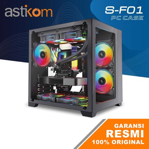 Jual Casing PC Cubic S-F01 Black S-F02 White mATX - S-F02 White - Kota Denpasar - Astikom ...