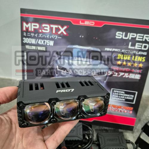 Jual Mini Projie Pro7 MP.3TX Super LED Blue Lens 4x75W / MP3TX / MP 3TX ...
