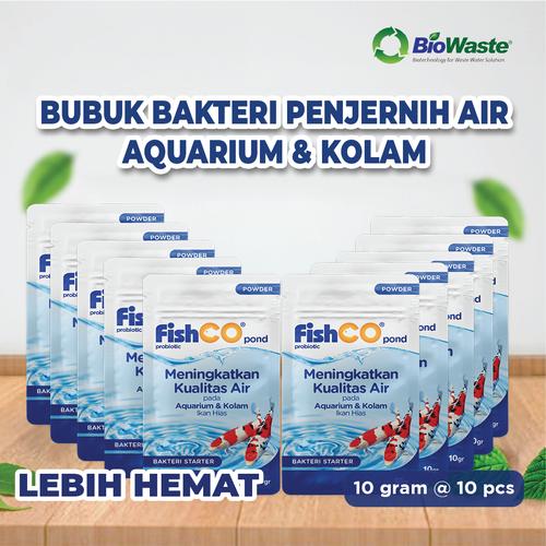 Promo Bakteri Probiotik untuk Kolam Ikan Koi FISHCO POND 10gram - 1 pcs ...