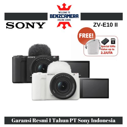 Jual Sony ZV E10 II Sony ZVE10 Kit 16-50mm Kamera Mirrorless - Putih ...