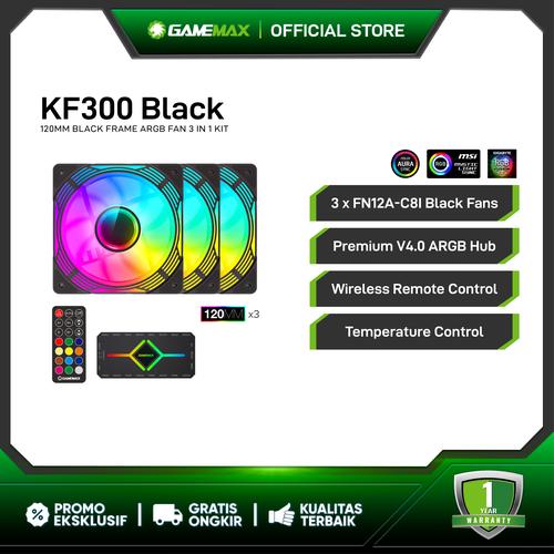 Jual GameMax KF300 120mm ARGB Fan 3 in 1 Kit - Jakarta Pusat - Gamemax ...