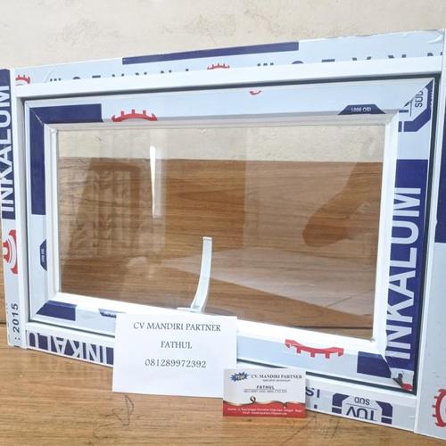 Jual GoSend Jendela aluminium Bouven bouvenlight 40 x 60 cm - Cokelat ...