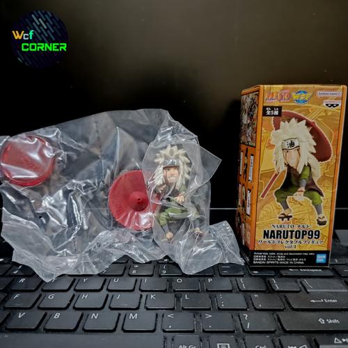 Jual wcf jiraiya MIB ori baru box damage naruto sasuke minato gaara ...