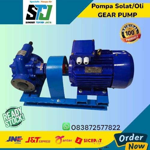 Jual Pompa Solar / Oil Gear Pump ROTOR RX 200 LPM + Motor 4Kw 5,5Hp 3ph ...