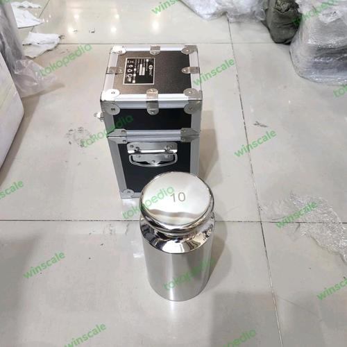 Jual Anak Batu timbangan kalibrasi CLASS M1 stainless steel 10kg + box ...