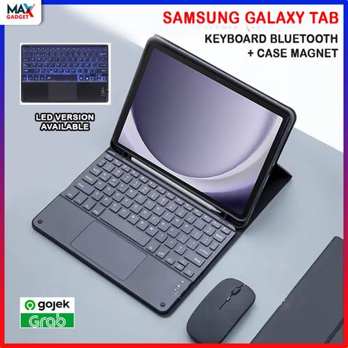 Promo Paket 3 in 1 Keyboard For Samsung Galaxy Tab A9+ A8 A7 S5E S6 S7 ...