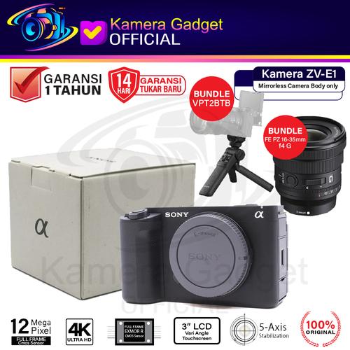 Promo Sony ZV-E1 Body Only Mirrorless Camera - ZVE1 Bundling+ VPT2BT ...