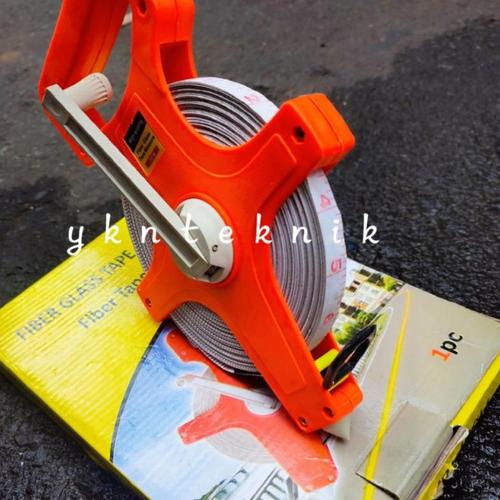Jual meteran Roll Tancap MAJESTY 50 Meter Roll Fiber glass Measuring ...