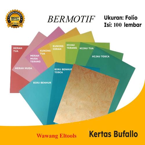 Jual Kertas Buffalo TEBAL Folio[F4] Cover Jilid [isi 100 lembar] /180 ...