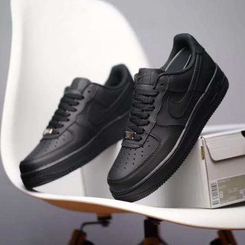 Promo Sepatu Nike Air Force 1 Men's Casual Full Black - Hitam, 41 ...
