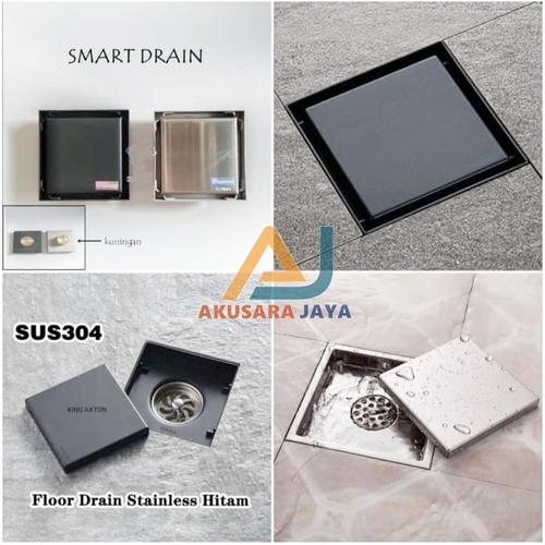 Jual Smart Drain STAINLESS SUS304 / Smart Floor Drain / Saringan Got / Saringan Pembuangan Kamar ...