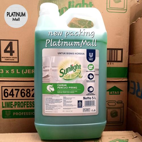 Jual Sunlight sabun cuci piring professional jeruk nipis jerigen 4.5 L atau 5 L - Sunlight 5 L ...