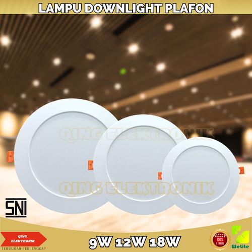 Jual Lampu Downlight Panel LED Slim Down Light Panel Inbow 9W 12W 18W ...
