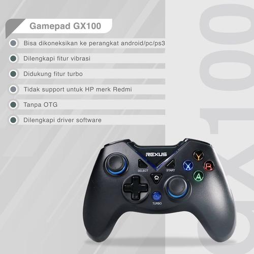 Jual Rexus Gladius GX100 Wireless Gamepad Rexus GX100 GX 100 - Kota ...