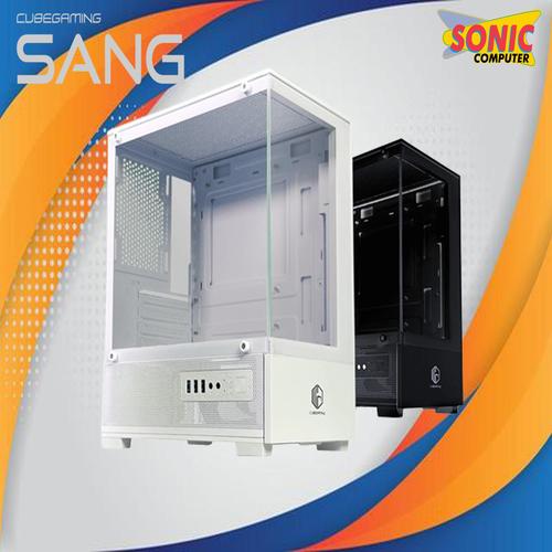 Jual Casing CUBE GAMING SANG BLACK - mATX Gaming Case - Front & Left ...