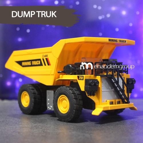 Jual Mainan Mobil Diecast Miniatur Mobil Truk Tambang Dump Mining Truck ...