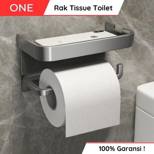 Jual Tempat Tissue Toilet Rak Sabun Alumunium Kamar Mandi Modern Desain ...