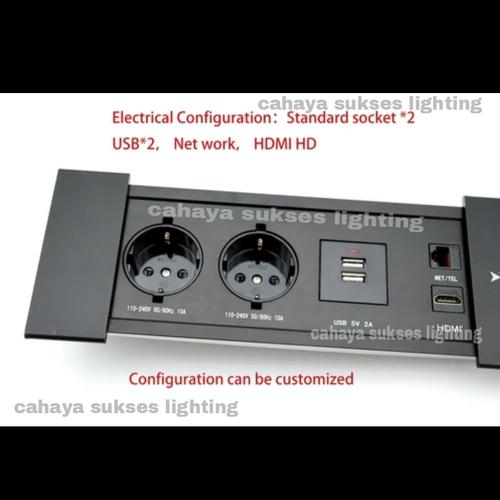 Jual stop kontak tanam dinding / tembok geser sleding colokan +USB+line ...