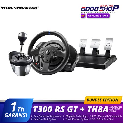 Promo THRUSTMASTER BUNDLE T300 RS GT EDITION + TH8S H PATTERN SHIFTER ...