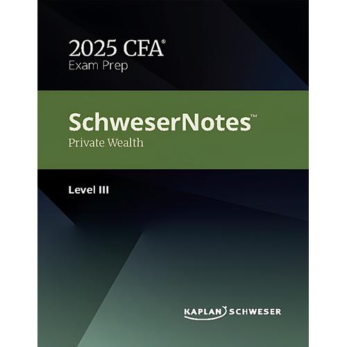 Jual CFA 2025 – Schweser Study Notes & Quicksheet Level 3 : Private ...