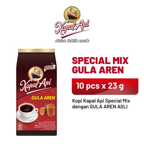 Jual KAPAL API Special Mix Gula Aren 1 Pack (10 x 23 Gram) - Kota ...