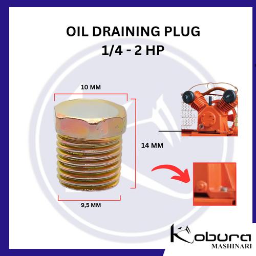 Jual Baut Oli Atau Oil Draining Plug Kompresor Angin 1/4 - 2 HP - Jakarta Barat - Kobura ...