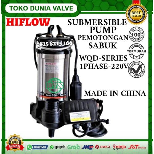 Jual WQD 7-12 HIFLOW POMPA 1.1FQG 220V 1.1KW 1.5HP SUBMERSIBLE PUMP - Jakarta Pusat - Toko Dunia ...