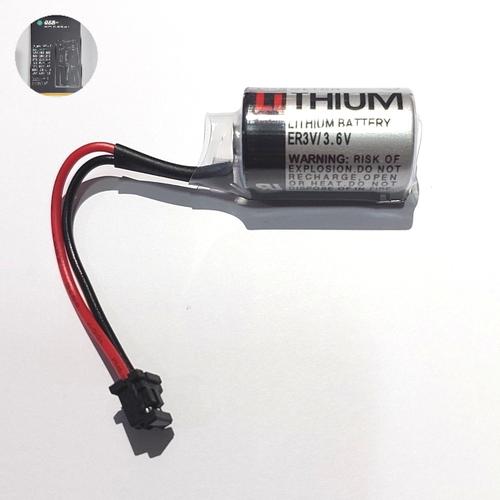 Jual Baterai Battery Lithium PLC Toshiba ER3V ER 3V ER3 3,6volt black ...