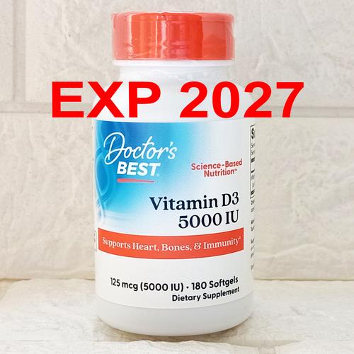 Jual Doctor's Doctor Doctors Best Vitamin Vit D3 D 3 5000iu 5000 IU ...
