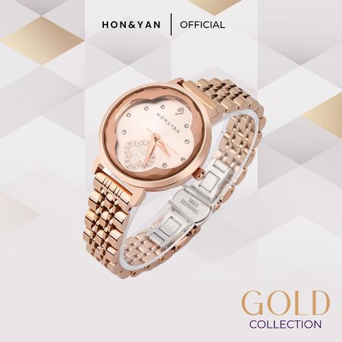 Jual HON&YAN GOLD | SAKURA WATCHES |INCLUDE FREE DUSTBAG+PAPERBAG|Jam ...