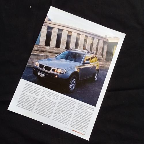 Jual poster iklan mobil jadul new BMW X3 - Kab. Malang - Majalah ...