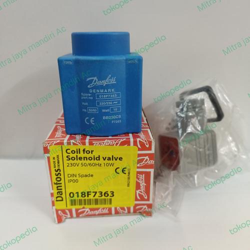 Jual Solenoid Coil 018F7363 Danfoss 230v-50/60Hz 13 watt - Jakarta ...